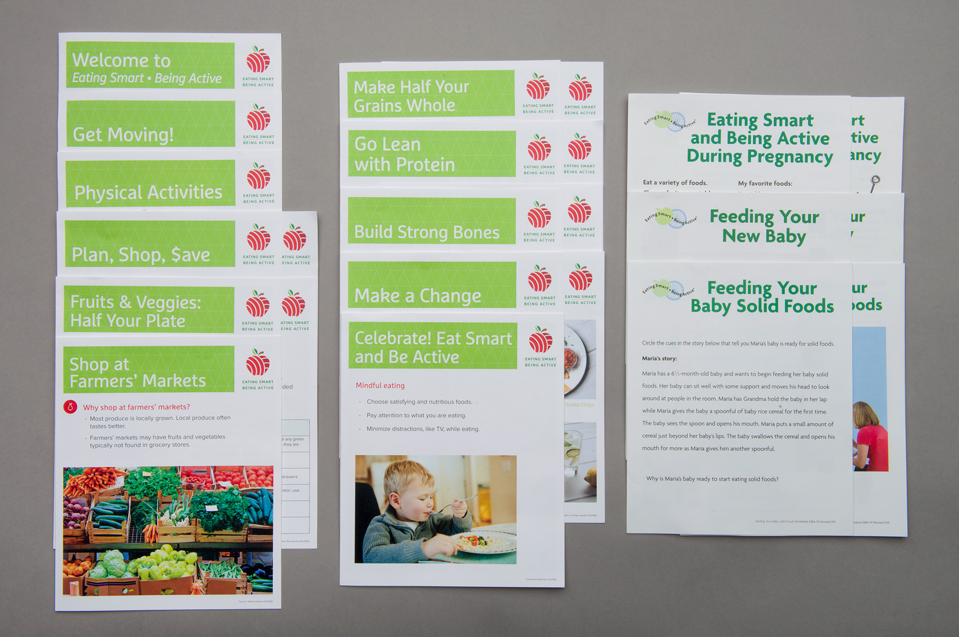Handouts – Eating Smart • Being Active